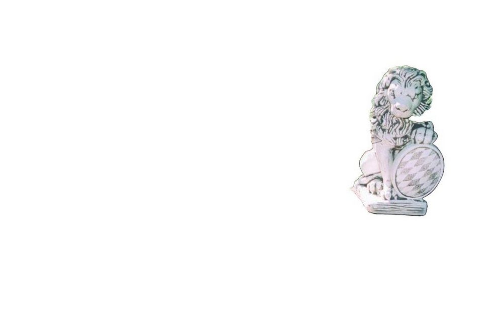 Jvmoebel Skulptur Garten Dekoration Löwe Statue Skulptur Figuren