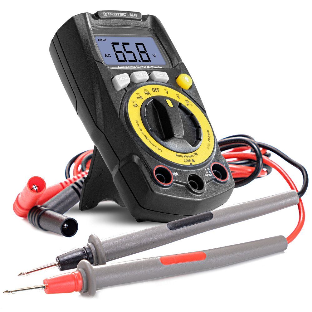 TROTEC Multimeter Digital-Multimeter BE49, Digitales ...
