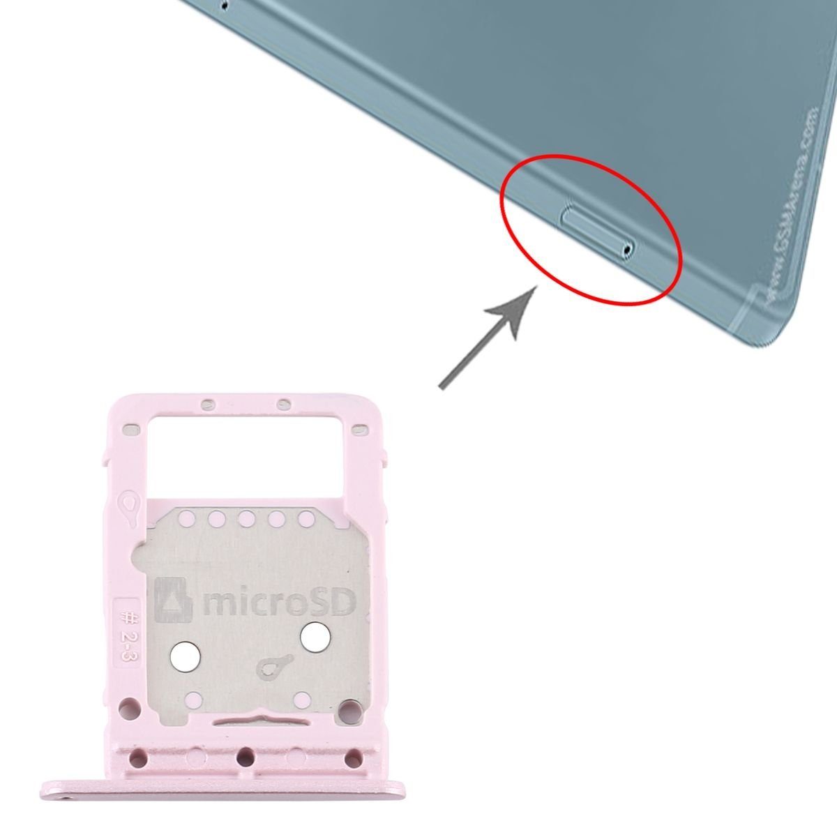 Wigento Sim Karten Halter Für Samsung Galaxy Tab S6 Lite Micro Sd Tray