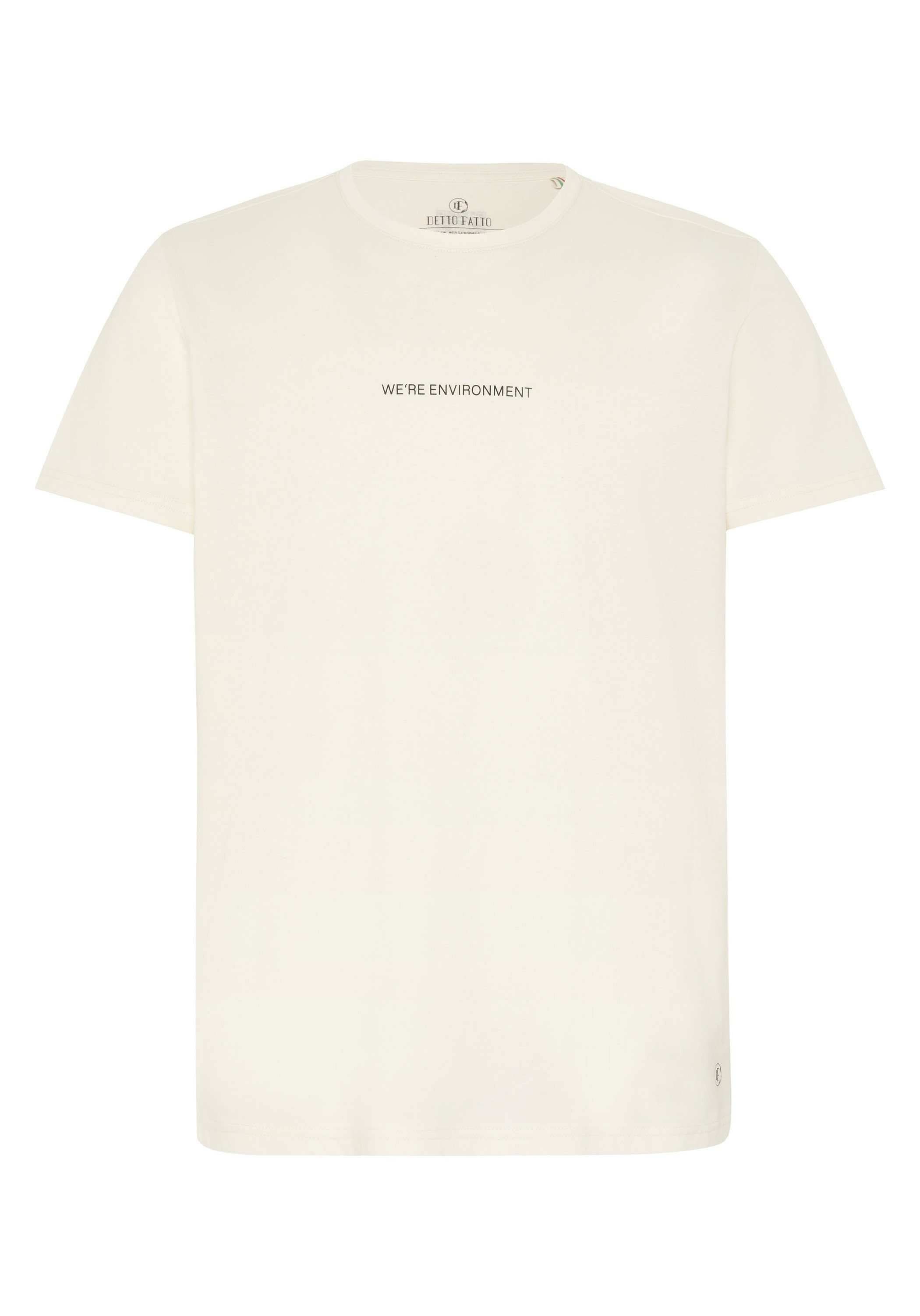 Detto Fatto Print-Shirt Unisex mit QR-Code-Print