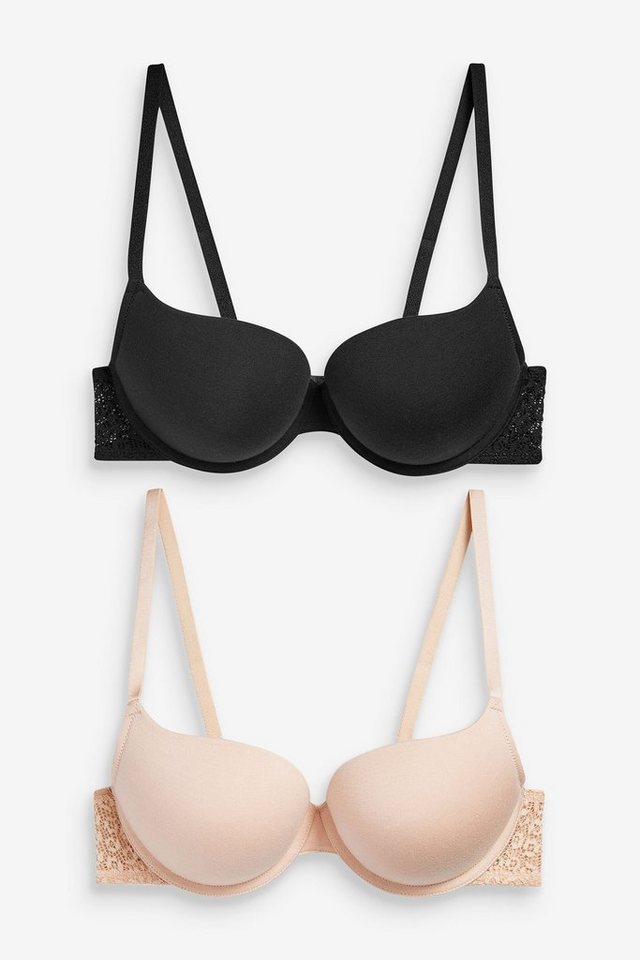 Next Set Dekolleté Bh Dreifach Push Up Bhs Im 2er Pack 2 Tlg