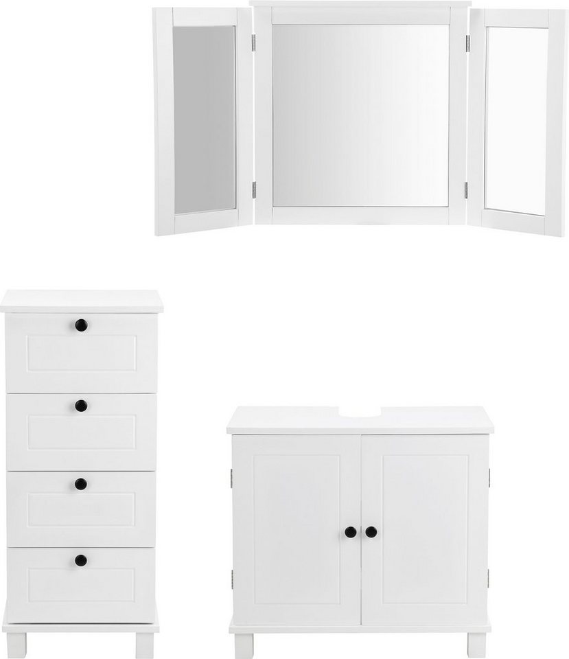 Welltime Badmöbel Set Lucca Komplettset Fürs Bad Gästebad Wc Komplett