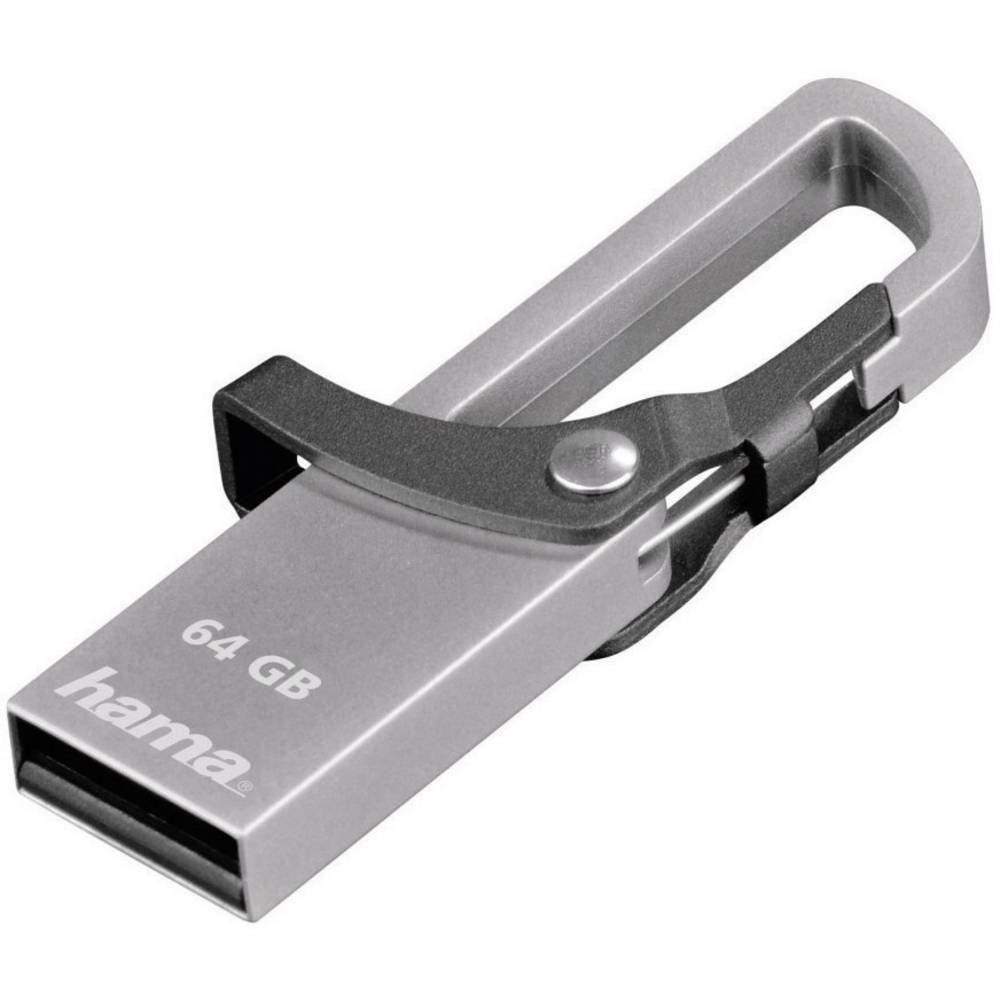 Hama USB-Stick 64GB FlashPen "Hook-Style" USB-Stick, 64 GB ...