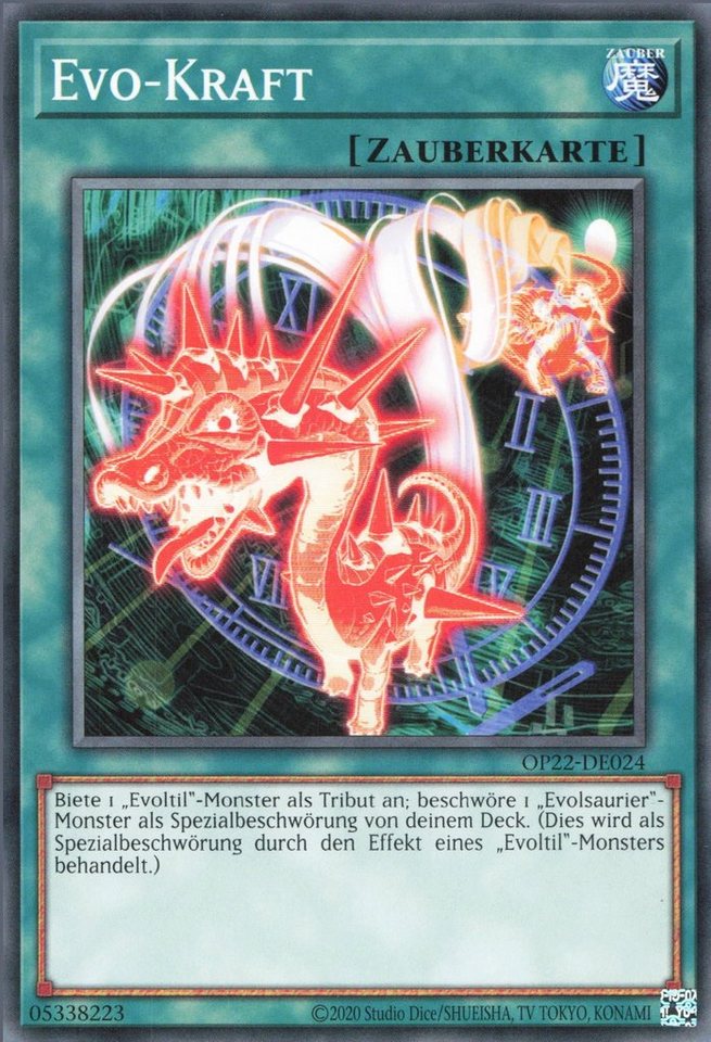 Recollectibles Sammelkarte Yugioh Karte Evo Kraft Deutsch Yu Gi Oh