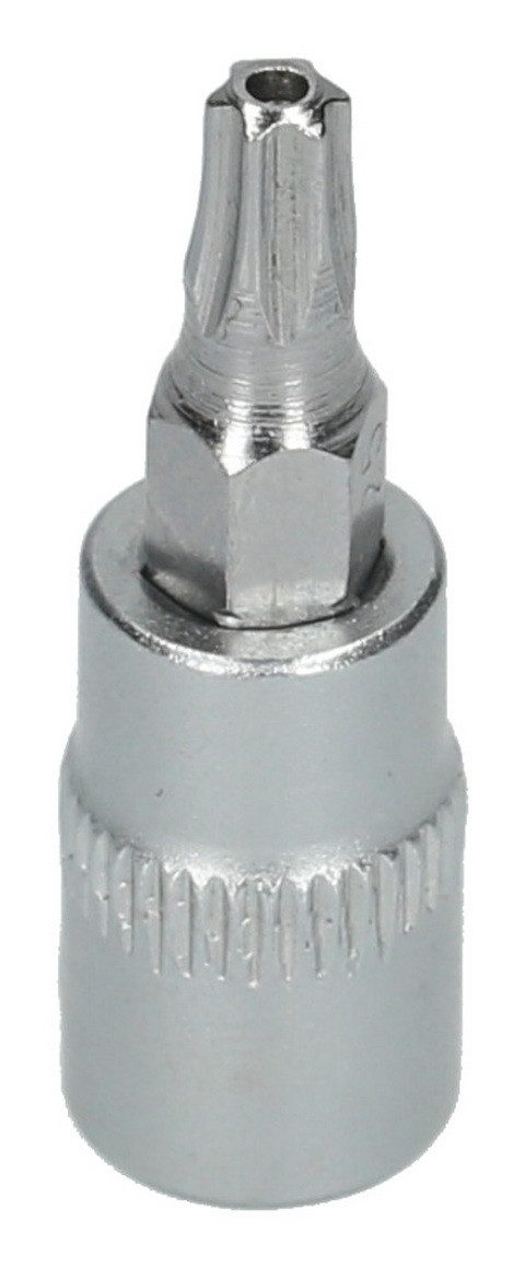 Brilliant Tools Torx-Bit, 1/4" Stecknuss, mit Stirnlochbohrung, TB15