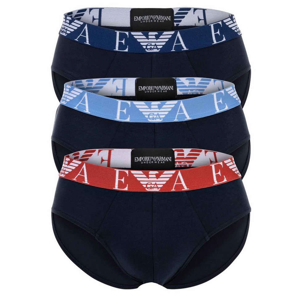 Emporio Armani Slip Herren Slips 3er Pack Bold Monogram Briefs