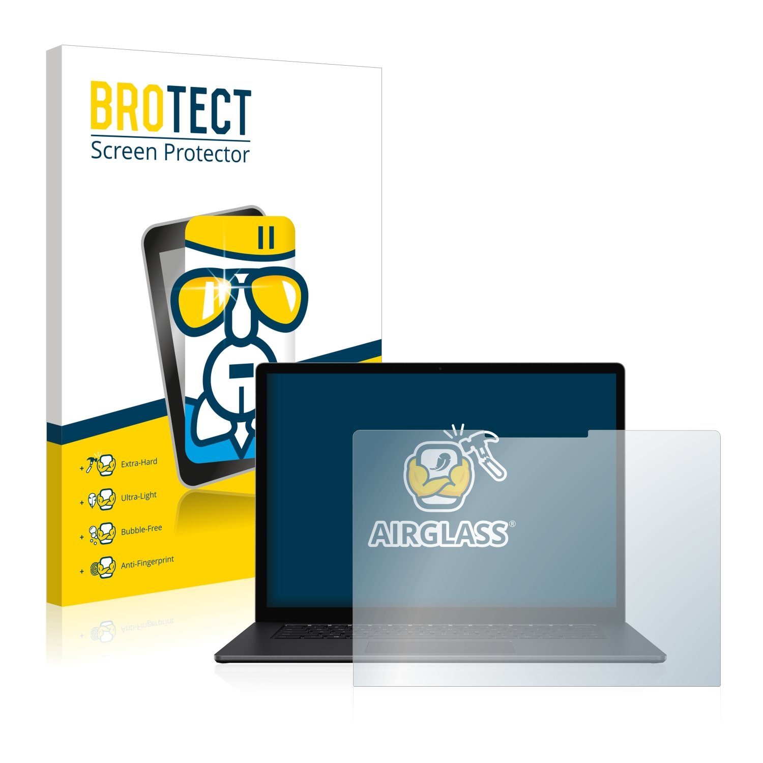 Brotect Flexible Panzerglasfolie Für Microsoft Surface Laptop 4 15