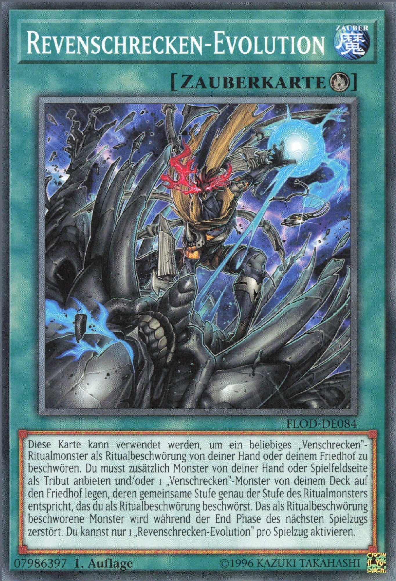 Recollectibles Sammelkarte Yugioh Karte Revenschrecken Evolution