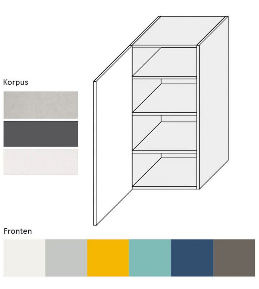 Feldmann Wohnen Klapphängeschrank Napoli Napoli 1 St 40cm Front
