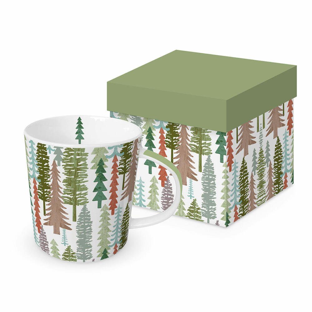 PPD Tasse Forest Trend Mug 350 ml, Bone China, Große Tasse aus ...