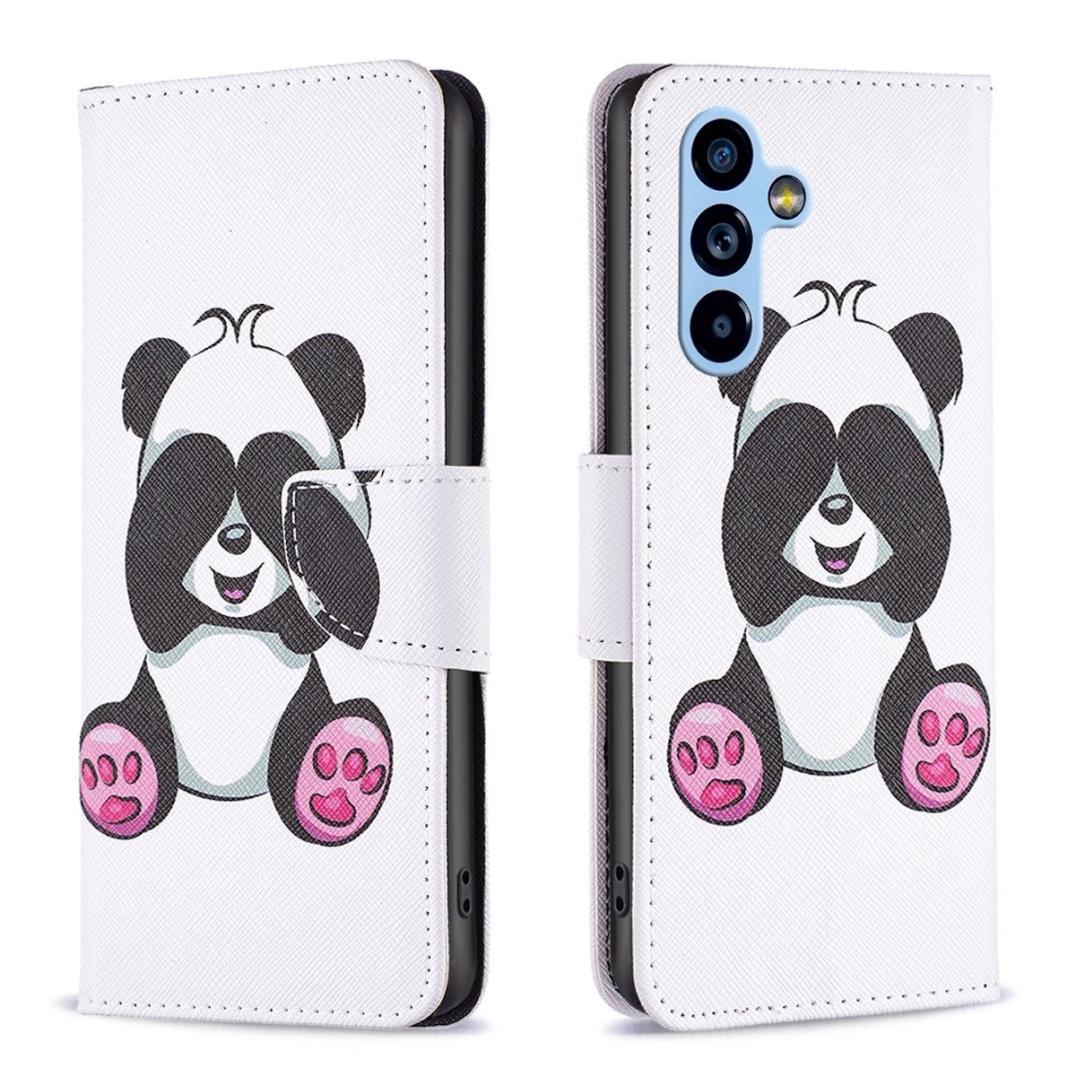 Wigento Handyhülle Für Samsung Galaxy A54 5g Kunstleder Handy Tasche