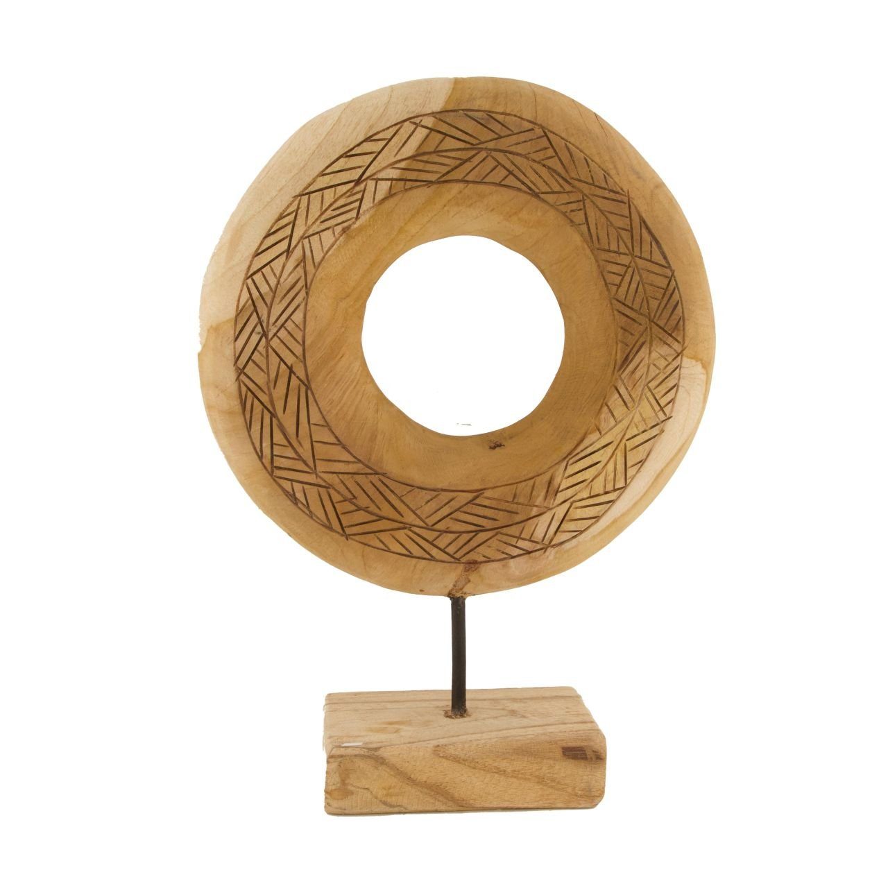 Dijk Dekofigur Dijk Statue Kreis Teak 22x 9 X 28 Cm