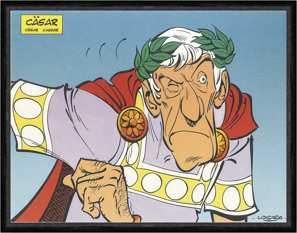 Kunstdruck Cäsar Kaiser Gallier Uderzo Asterix Obelix Plakat Kunstdruck Faks_Werb, (1 St)