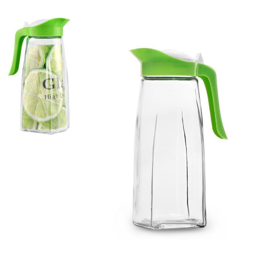 Anilar Wasserkrug Glaskrug 15 L Mit Deckel Wasserkrug Glaskaraffe