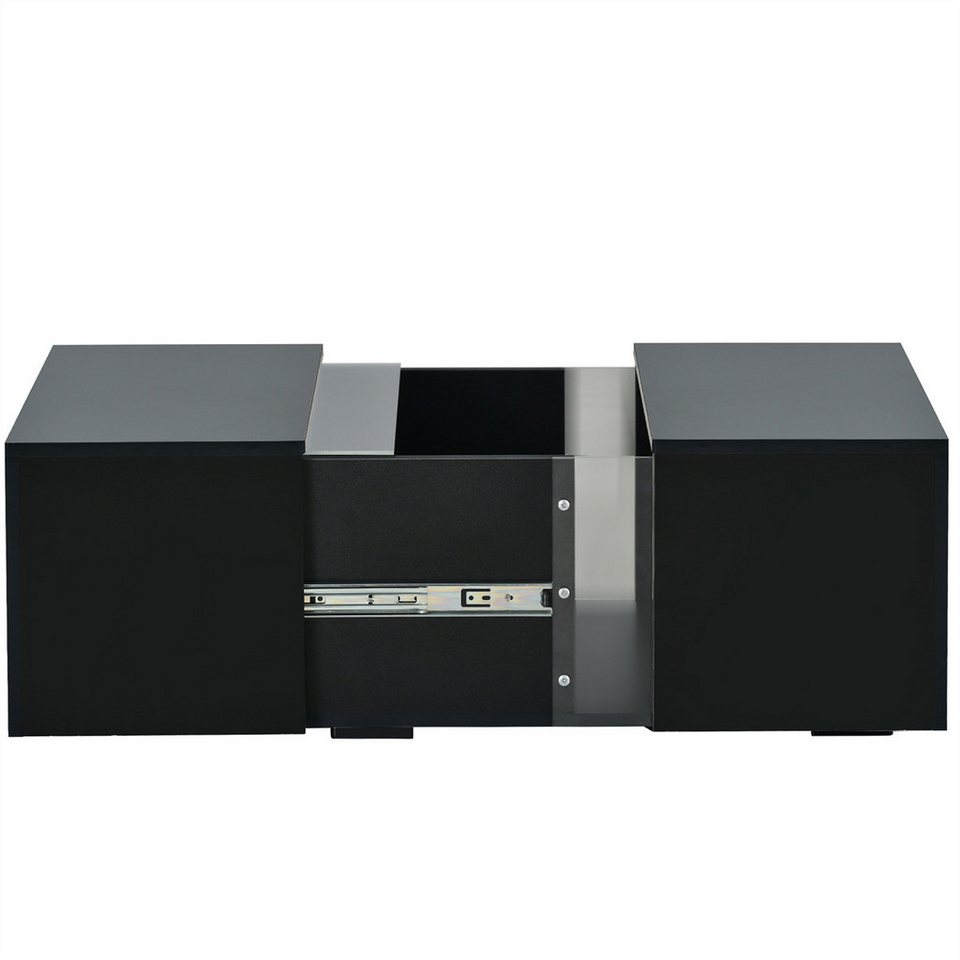 Autolock Couchtisch Moderner Hochglanz Couchtisch Mit Fernbedienung16