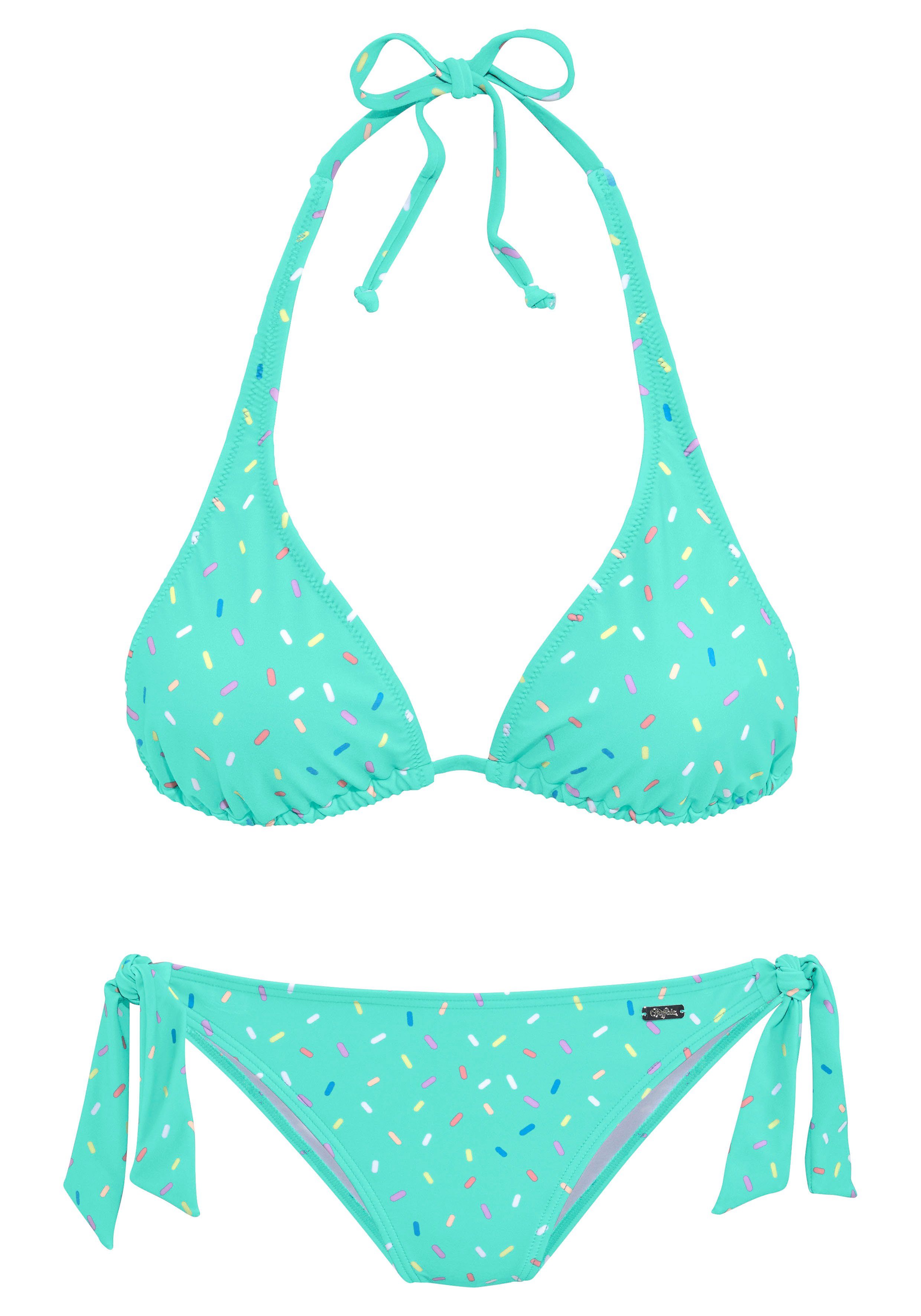 Buffalo Triangel-Bikini Candy mit Bindebändern an der Hose