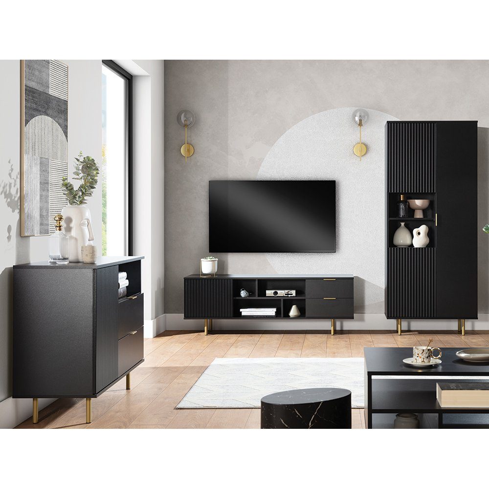 Lomadox Wohnzimmer Set Nador 132 Mega Spar Set 3 St 3 Tlg In