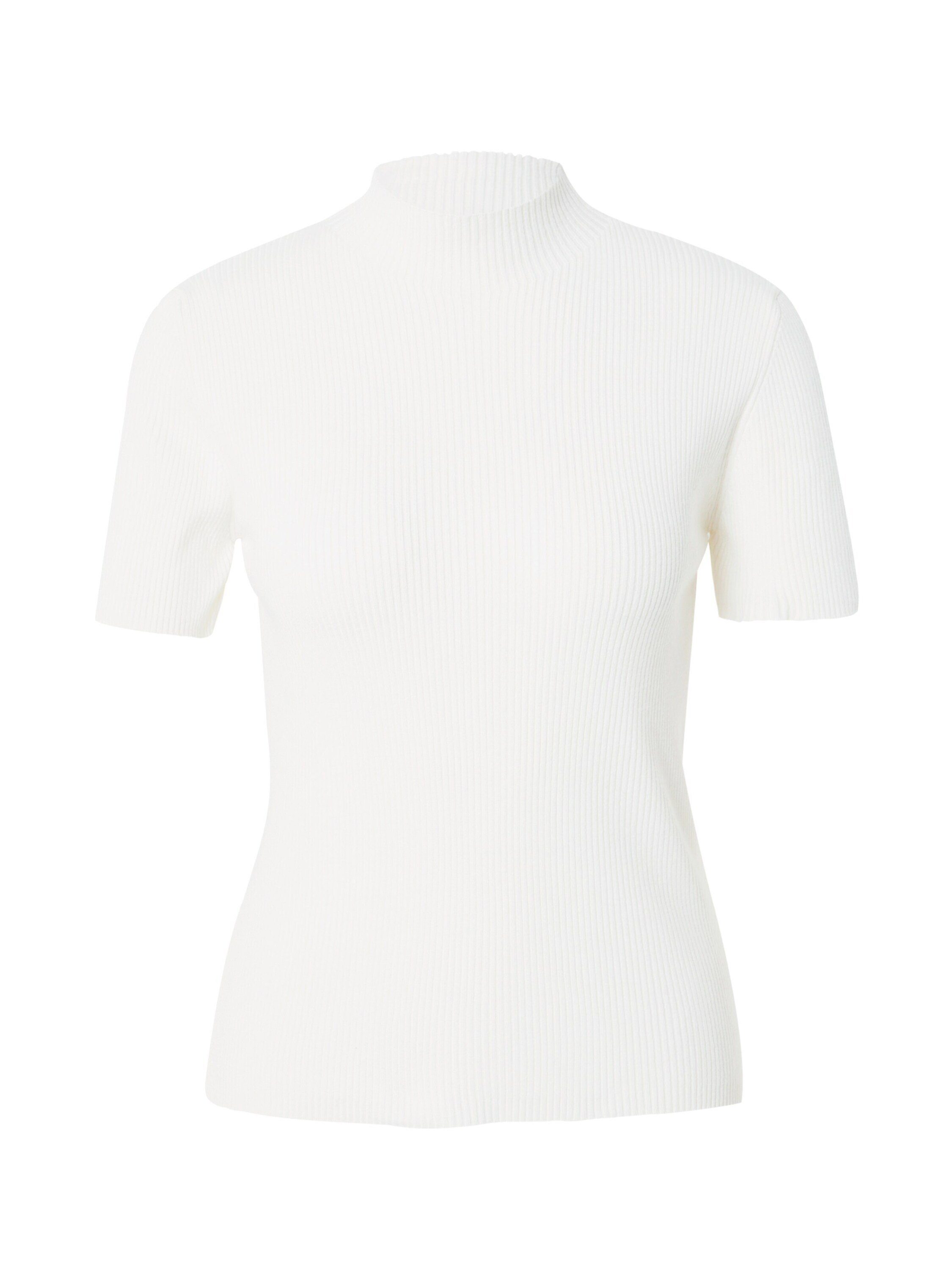 MORE&MORE Stehkragenpullover (1-tlg) Plain/ohne Details, Bündchen-/Rippstrick-Kragen