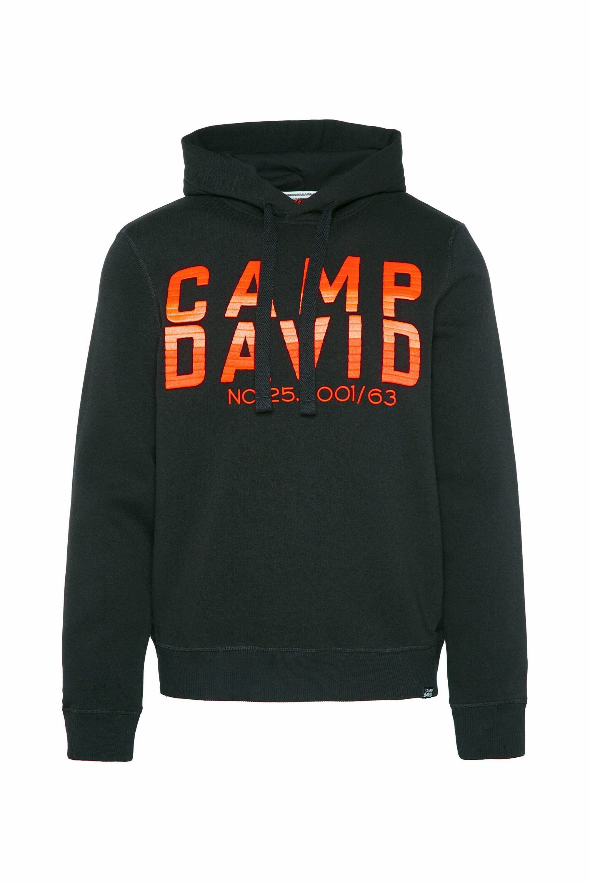 CAMP DAVID Sweatshirt (1-tlg), Label-Stickerei