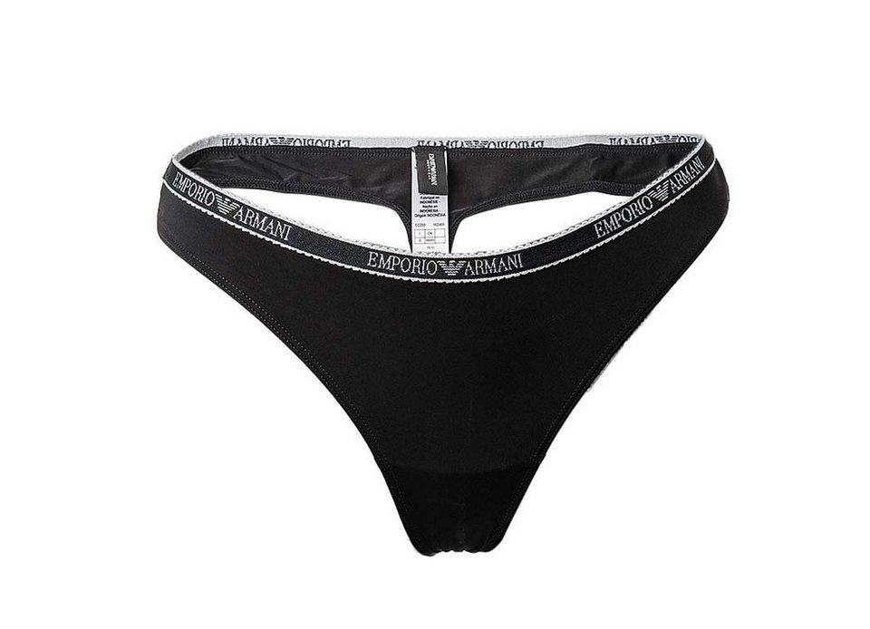 Emporio Armani String »Damen Tanga Thong Unterwäsche String - Schwarz ... Emporio Armani String »Damen Tanga Thong Unterwäsche String - Schwarz ...