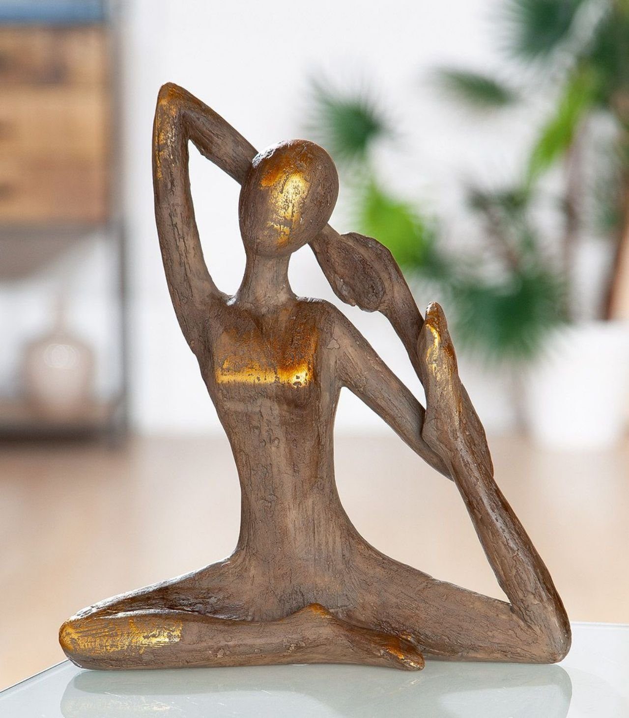 Dekofigur Yoga Lady