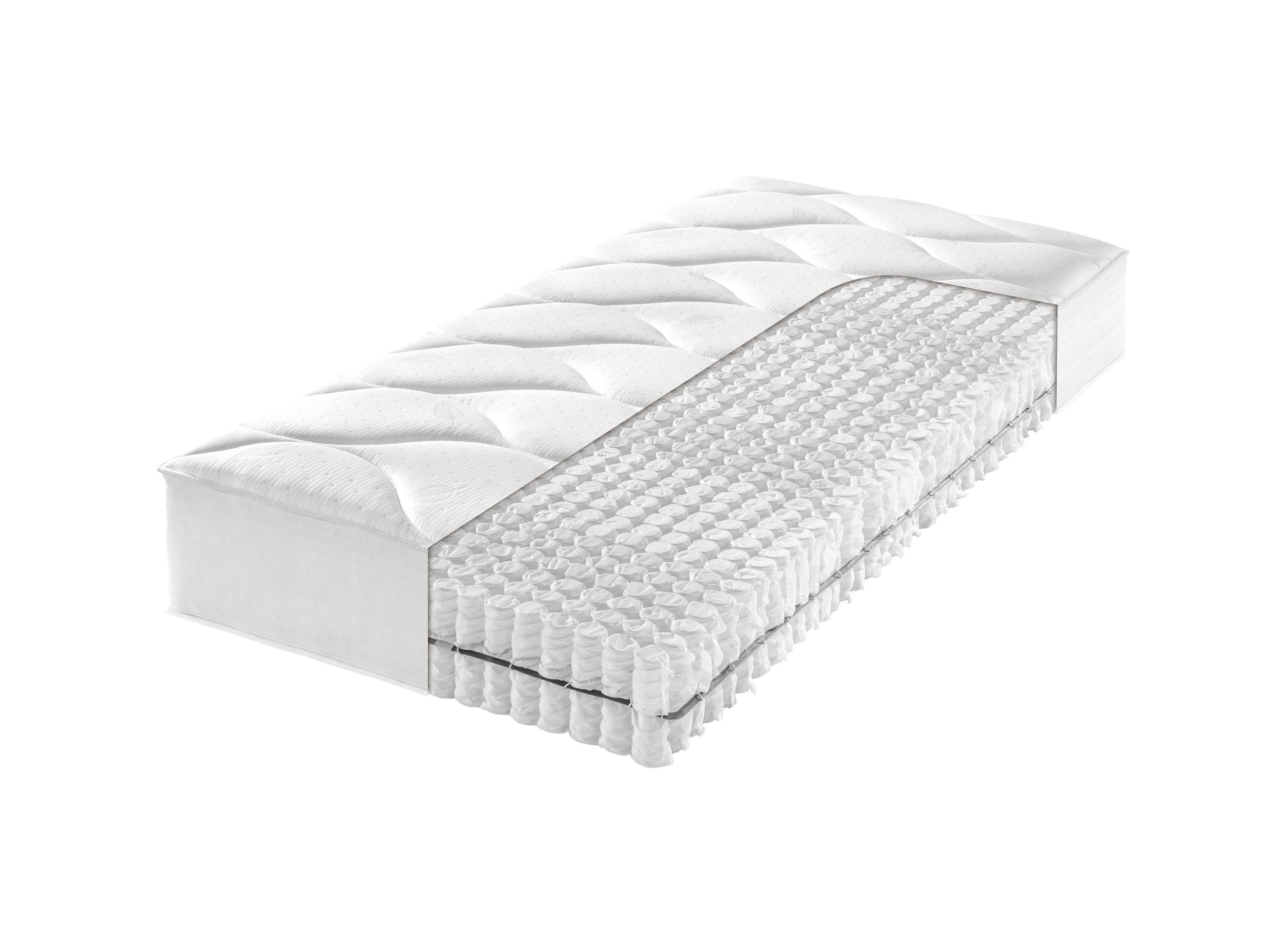 Taschenfederkernmatratze 7 Zonen Tonnentaschenfederkern 80x200 H3