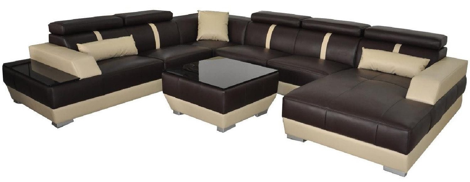 Xlmoebel Ecksofa Ledercouch Wohnlandschaft Ecksofa Set Design Modernes ...