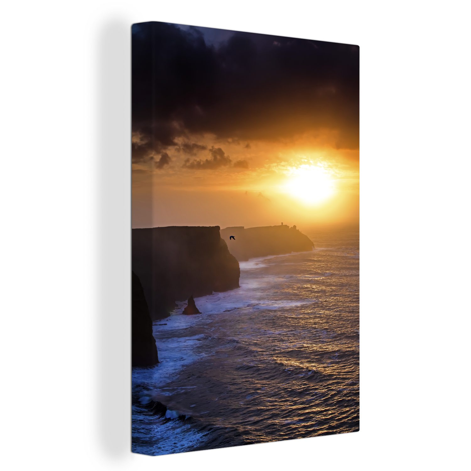 Onemillioncanvasses® Leinwandbild Irland Sonne Wasser 1 St