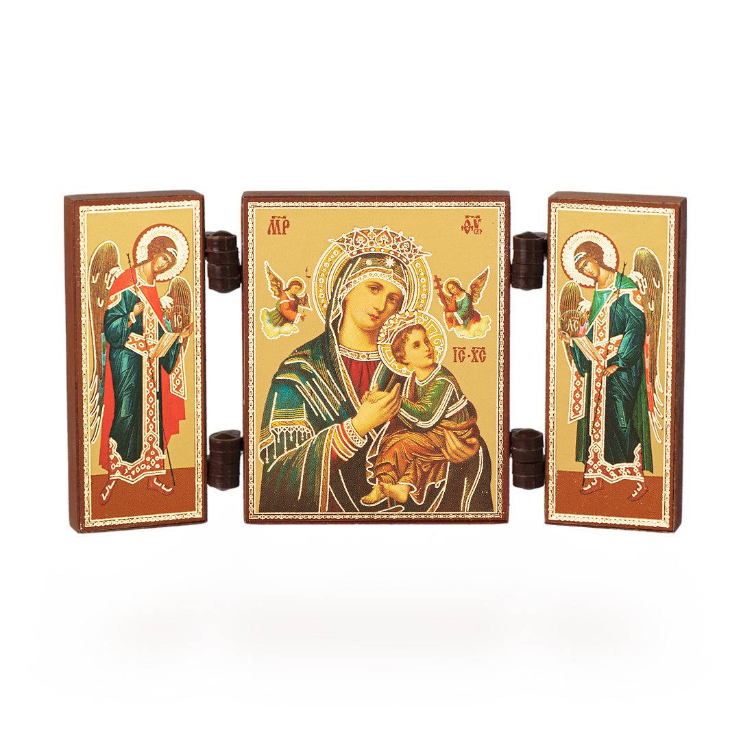 NKlaus Bild Ikone - Mutter Von Immerwährenden Hilfe- christliche reise Altar Holz, Religion