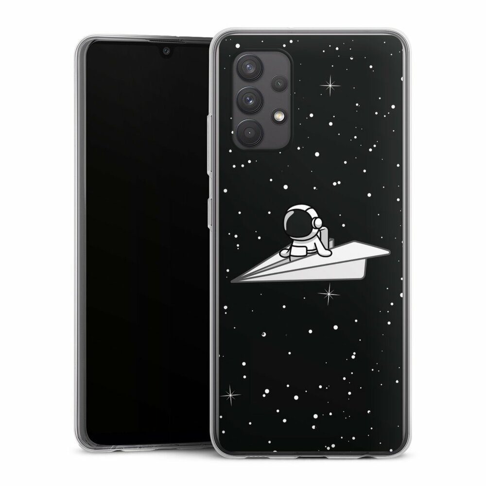 Deindesign Handyhülle Papier Comic Astronaut Astronaut Paper Plane