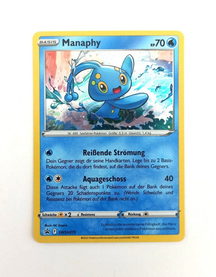 The Pokémon Company International Sammelkarte Pokemon Karte Manaphy ... The Pokémon Company International Sammelkarte Pokemon Karte Manaphy ...