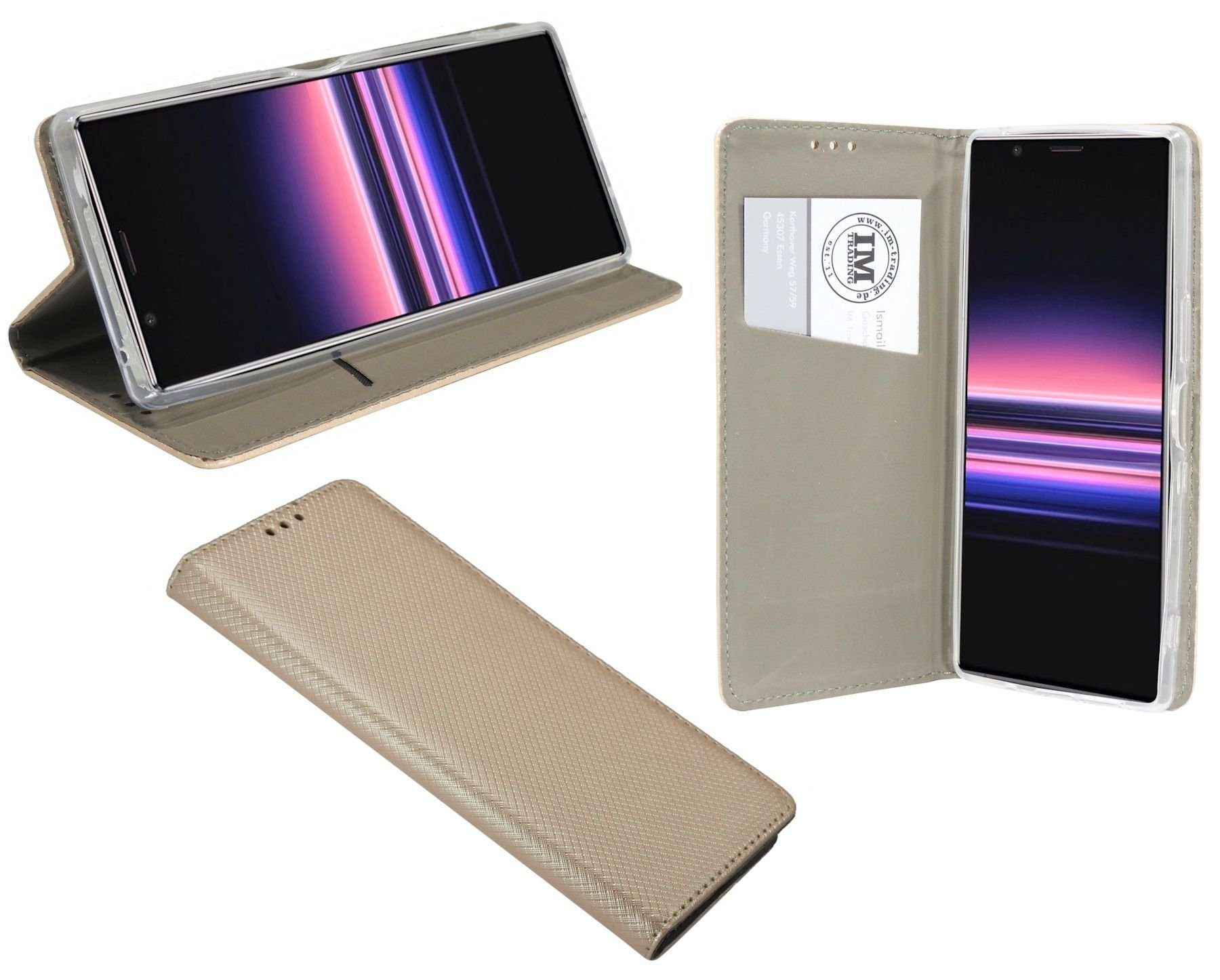 Cofi1453 Handyhülle Buch Tasche Smart Kunstleder Schutzhülle Handy