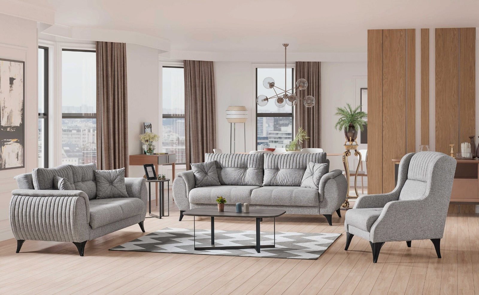 BENEDO MÖBEL Polstergarnitur Panama Sofa Set
