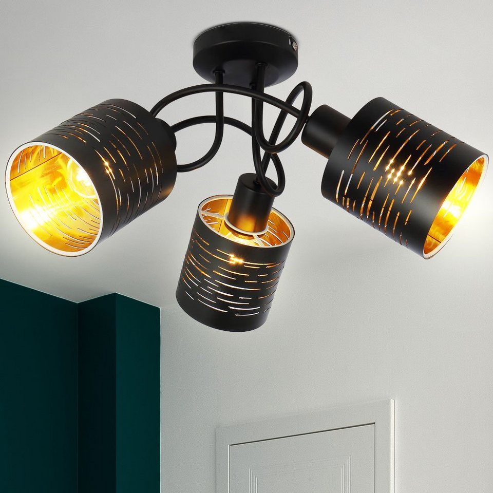 Etc Shop Deckenspot Decken Leuchte Dekor Stanzungen Design Strahler
