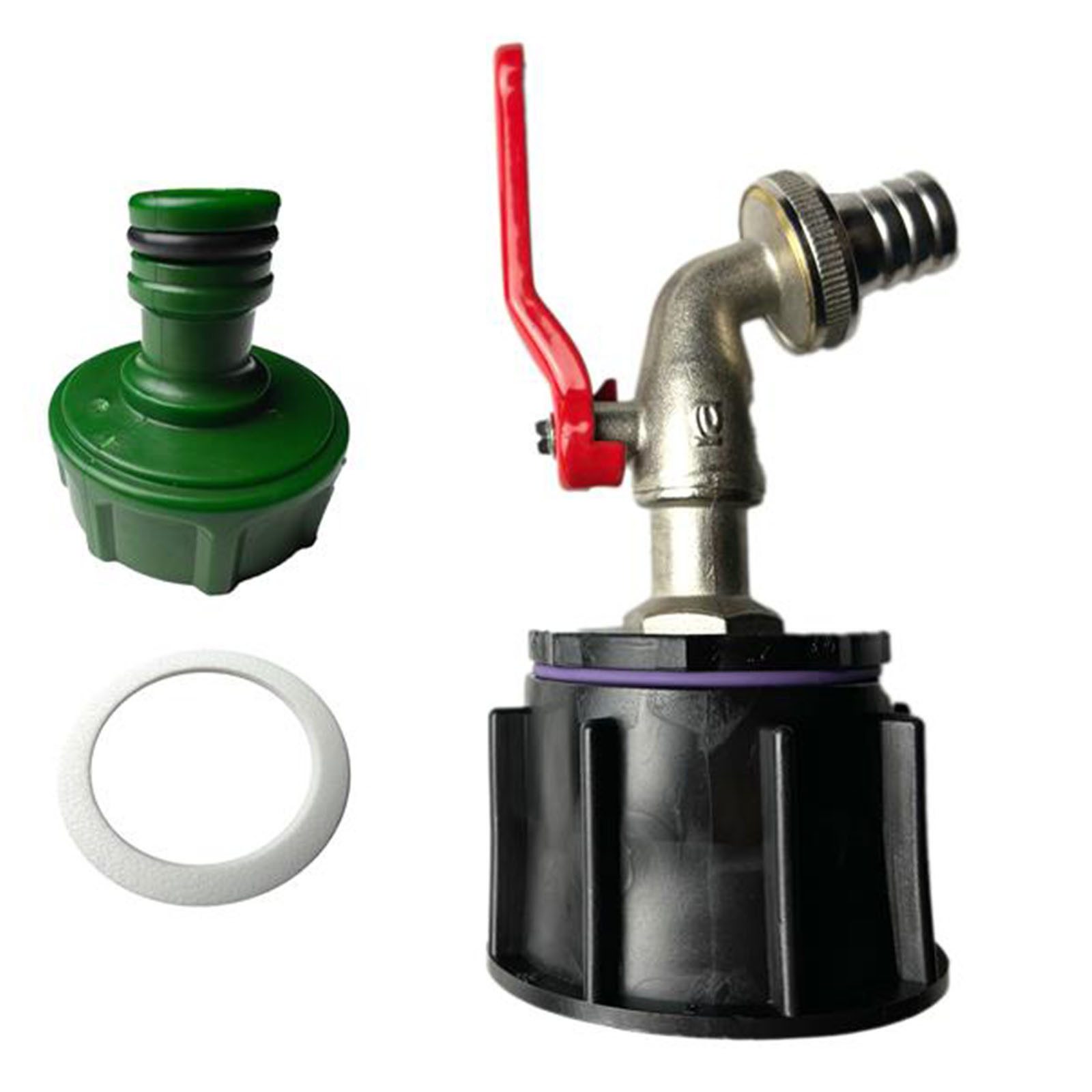 NOOR Wassertank Ersatzhahn für IBC Tank - 3/4 Zoll Hahn - Auslass für Gittertank (1 St ...