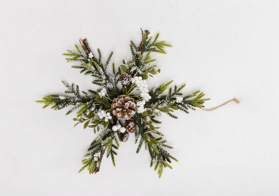 Trend Line Weihnachtsfigur Trendline Deko Natur Hänger Schneeflocke 35