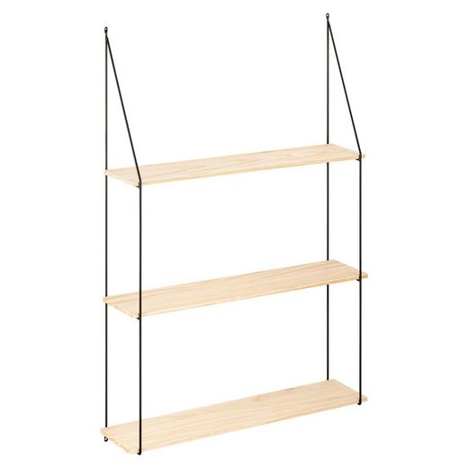 Navaris Wandregal, Metallregal zum Aufhängen 97x65x15cm - vintage ... Navaris Wandregal, Metallregal zum Aufhängen 97x65x15cm - vintage ...