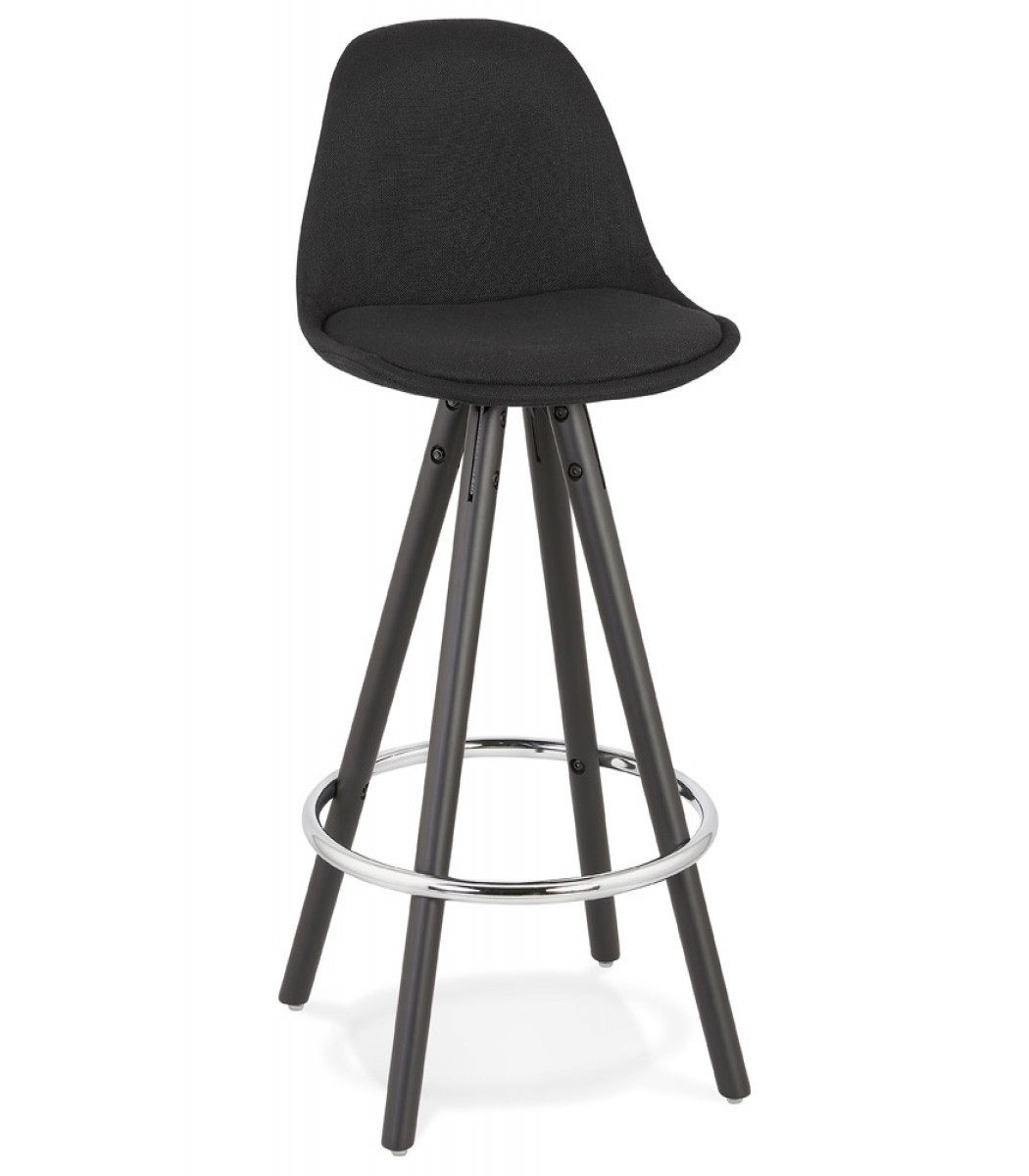 Kadima Design Barhocker Hochstuhl Mit Stoffsitz Und Holzbeinen Moderner
