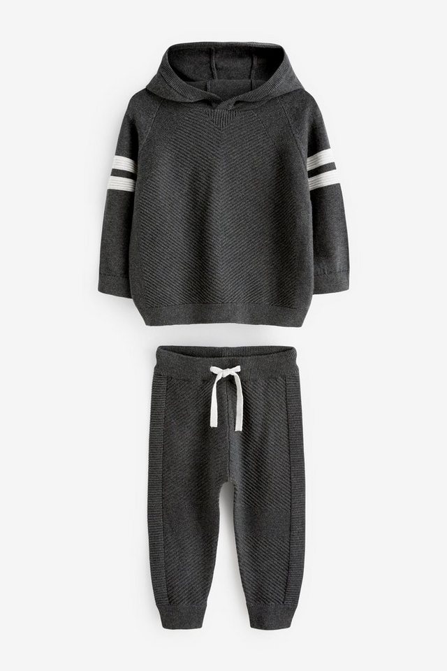 Next Jogginganzug Gestricktes Hoodie Mit Struktur Jogginghose 2 Tlg