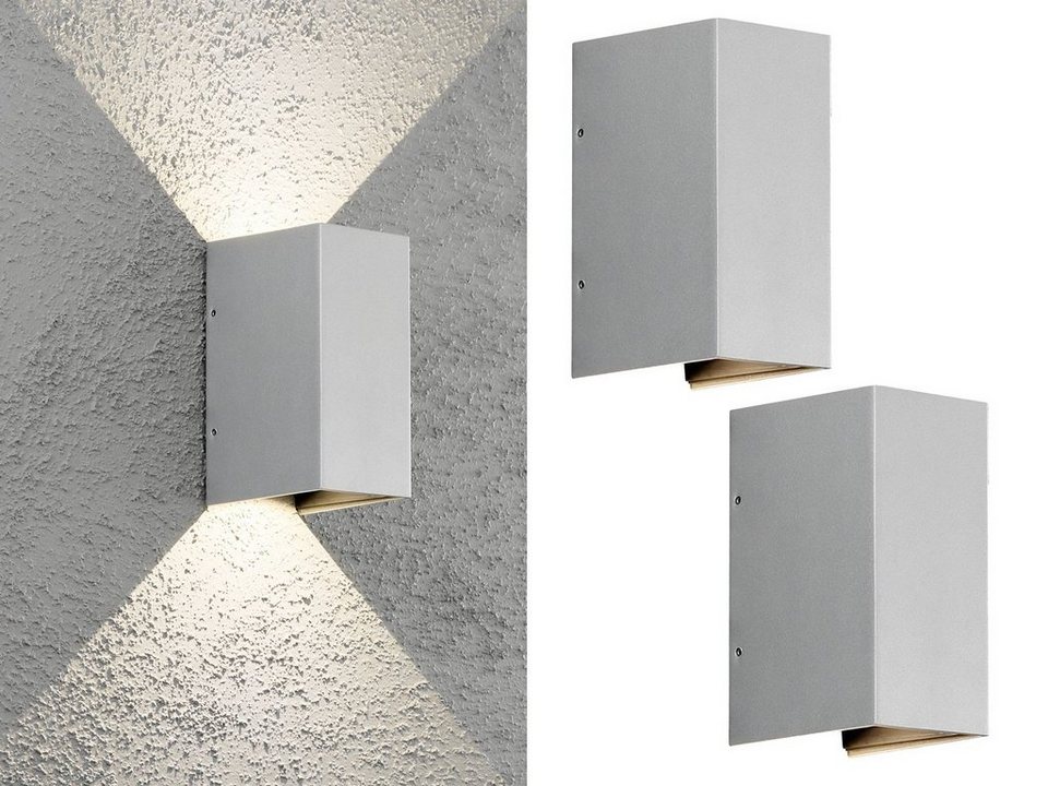 Meinewunschleuchte Led Außen Wandleuchte Led Fest Integriert Warmweiß