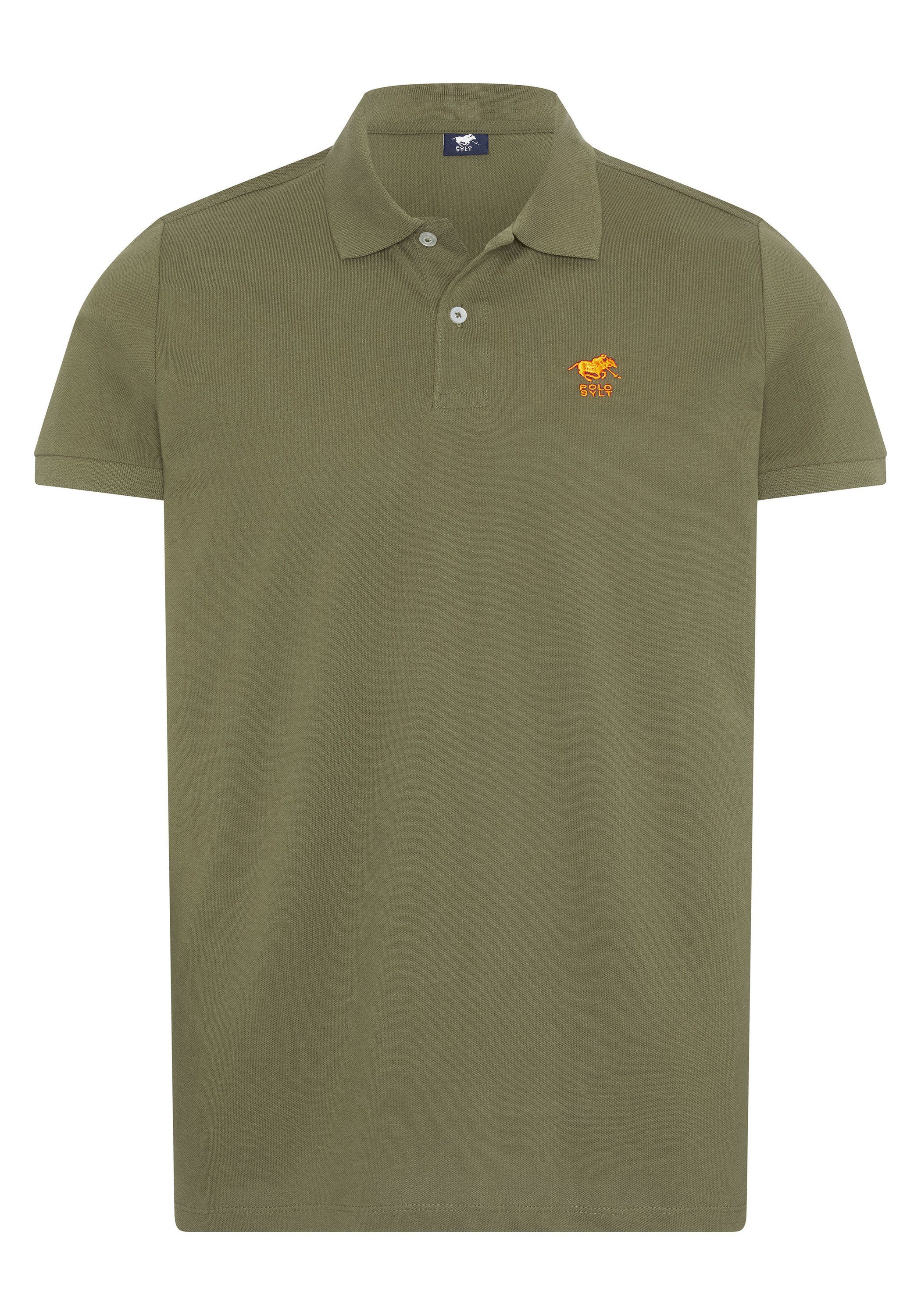 Polo Sylt Poloshirt mit Logo-Stitching