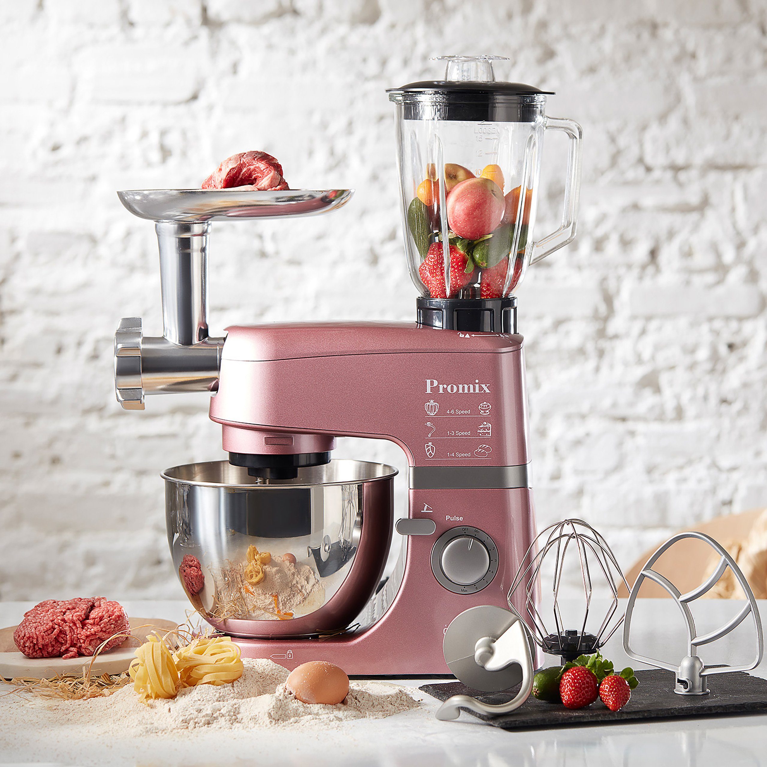 Karaca Küchenmaschine, Essensmühlenaufsatz Krugmixer-Aufsatz 2 Jahre ...