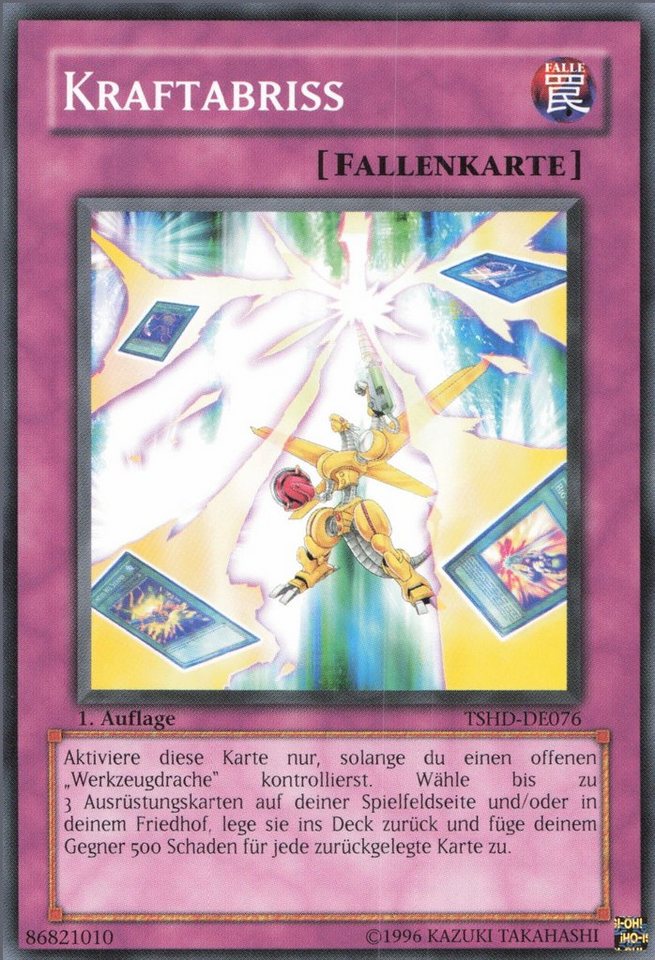 Recollectibles Sammelkarte Yugioh Karte Kraftabriss Deutsch Yu Gi Oh