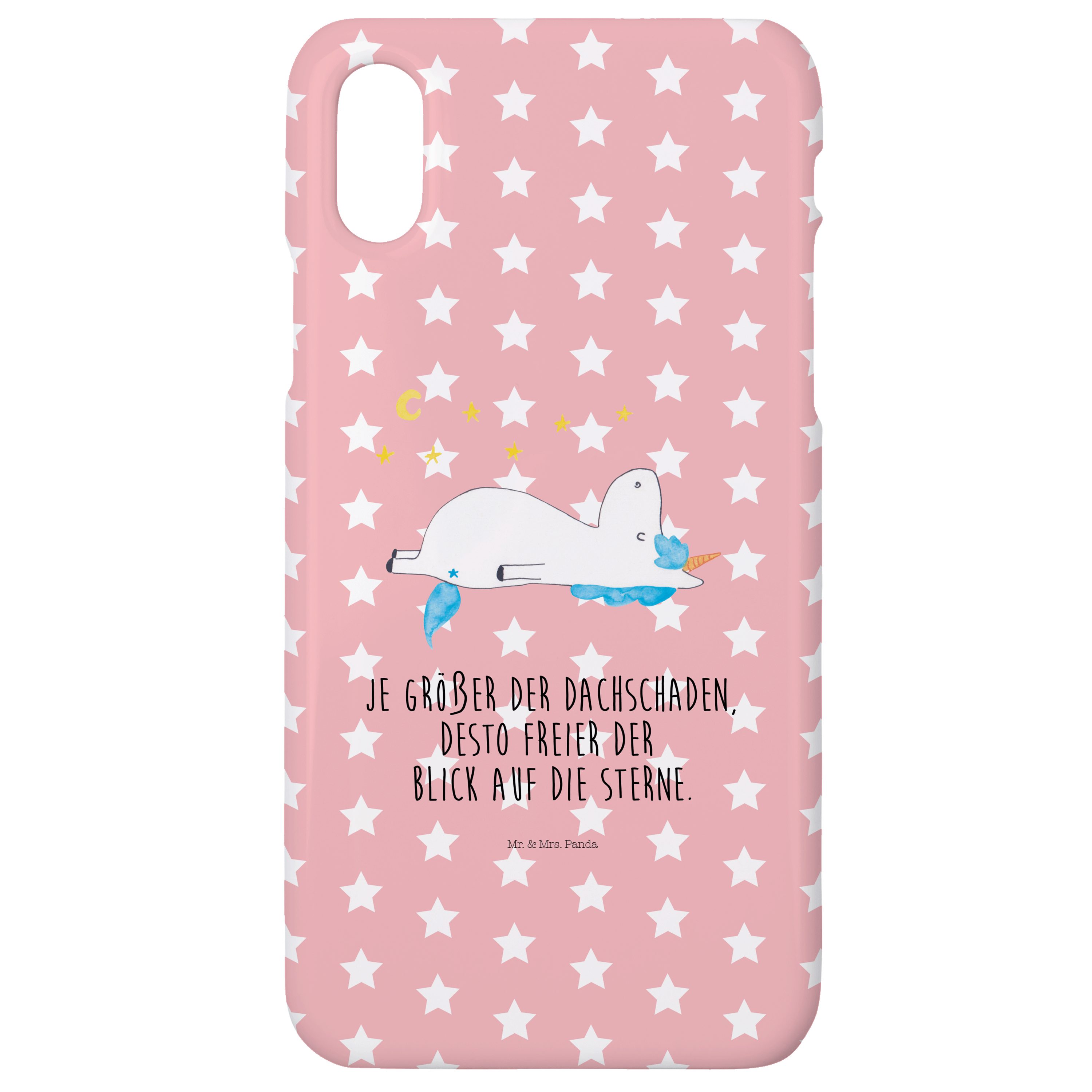 Mr. & Mrs. Panda Handyhülle Einhorn Sternenhimmel - Rot Pastell ...