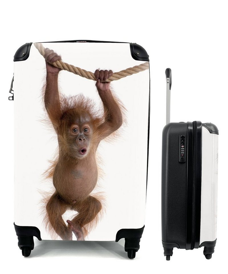 Muchowow Handgepäckkoffer Affe Tiere Kinder Orang Utan Jungen