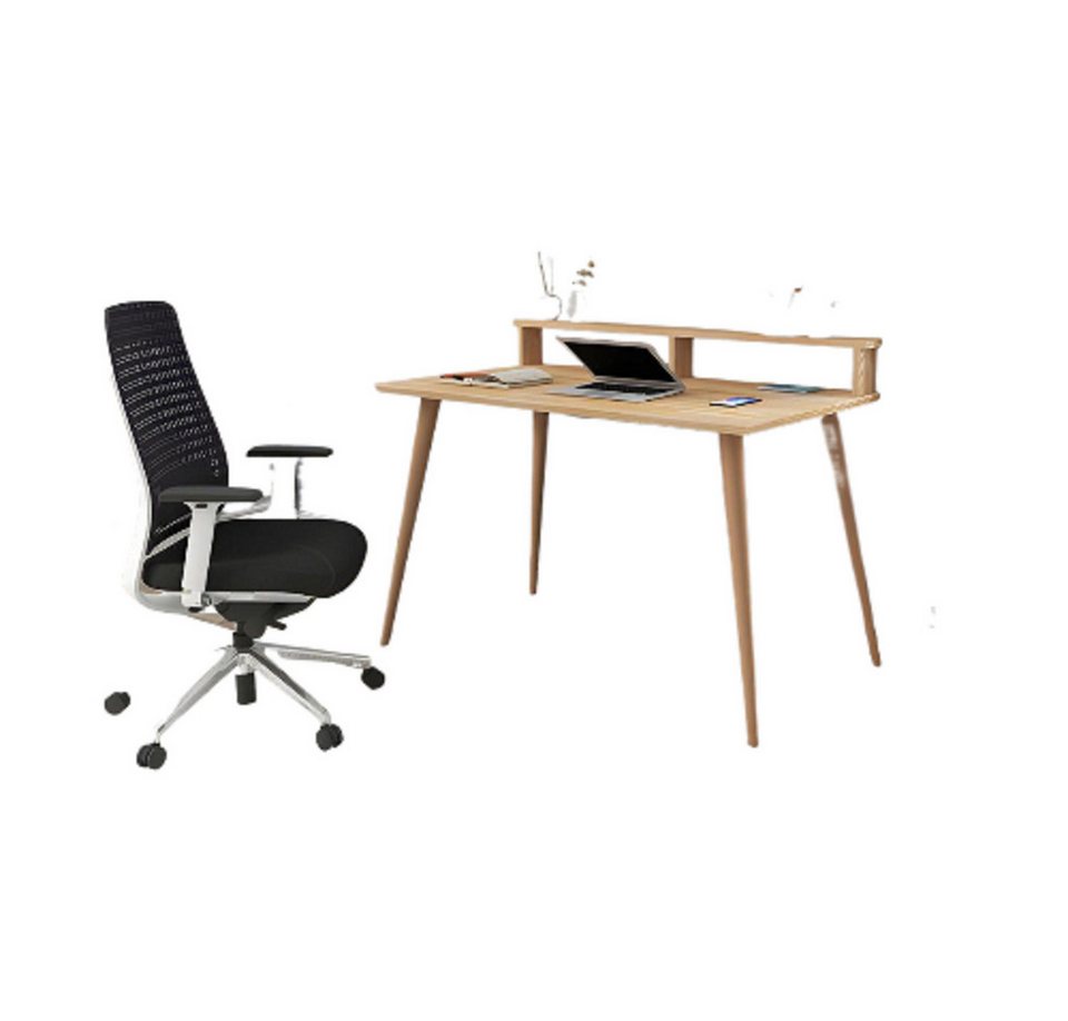Jvmoebel Computertisch Hellbrauner Arbeitstisch Designer Computertisch