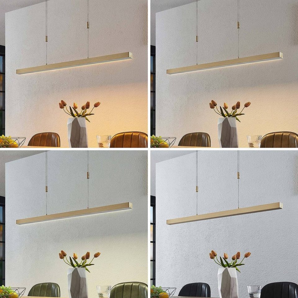 Lucande Led Hängeleuchte Merrit Dimmbar Led Leuchtmittel Fest Verbaut