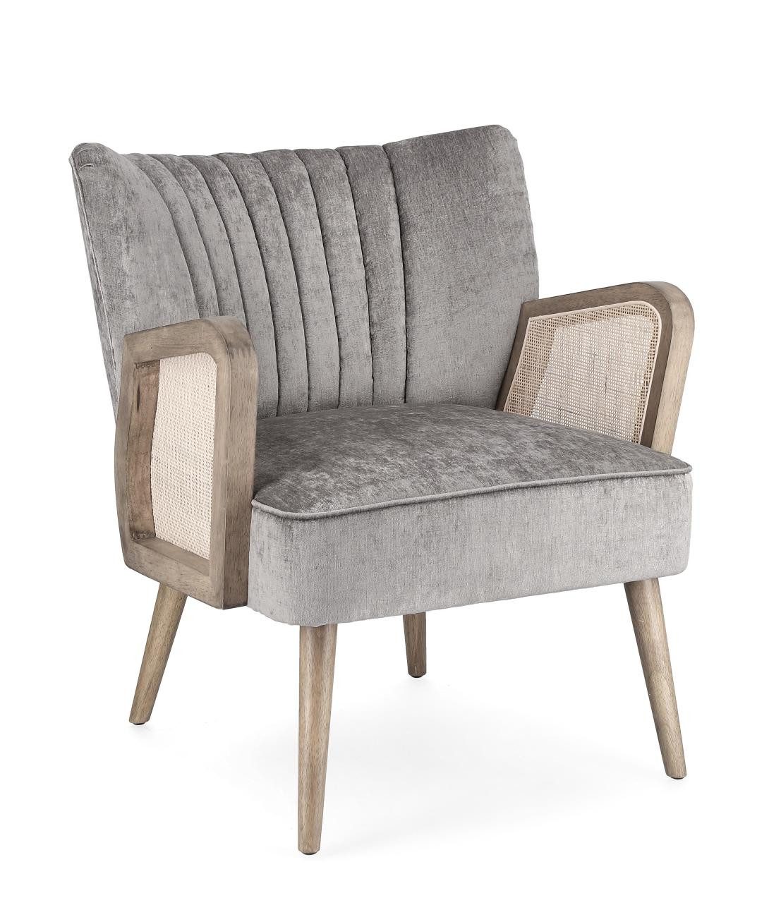 Sessel Grau Stoff