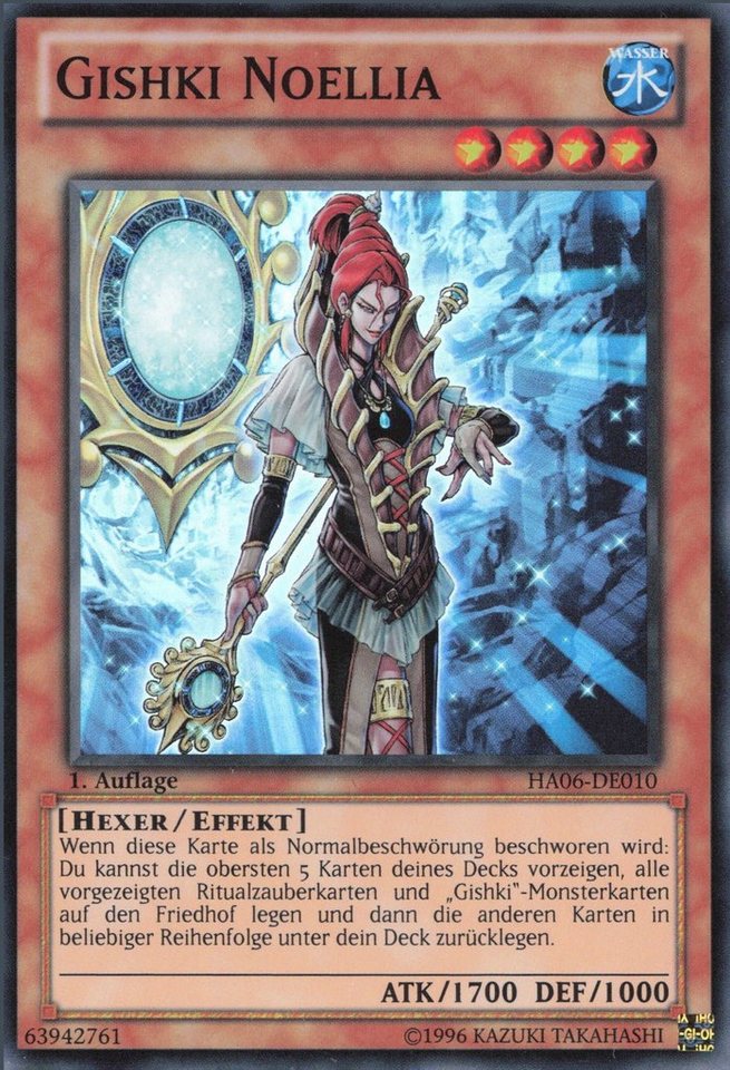 Recollectibles Sammelkarte Yugioh Karte Gishki Noellia Deutsch Yu Gi