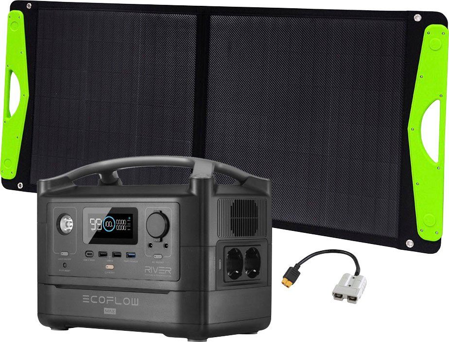 Ecoflow Solaranlage River Max Powerstation 100w Offgridtec® Hardcover